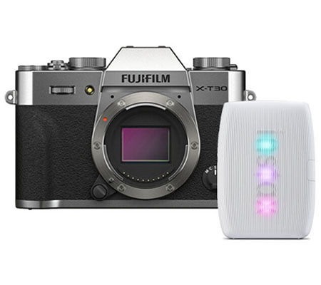 Fujifilm XT30 II Body Only Silver Special Package with Fujifilm Instax ...