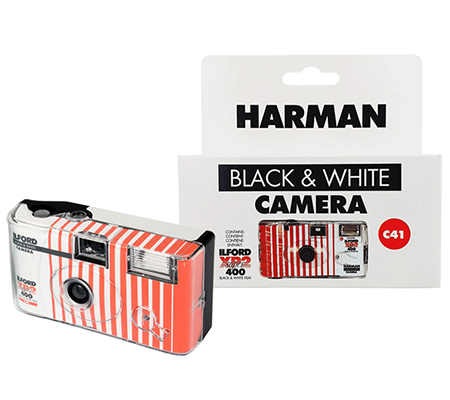 Ilford Harman XP2 SUPER 400 C41 Black & White Disposable Camera