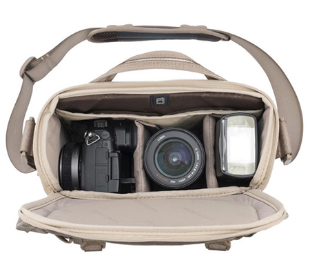Vanguard Veo Range 21M Small Messenger Camera Bag Beige Tan